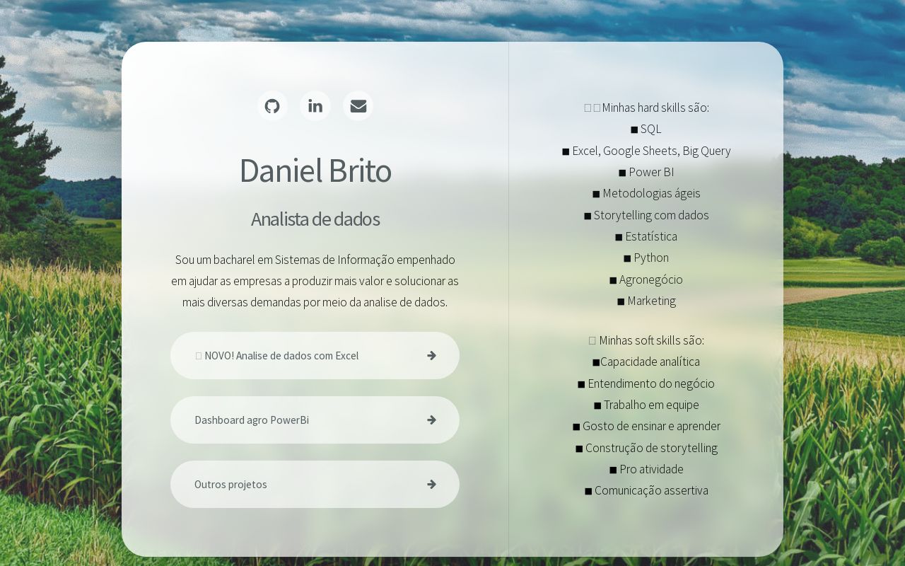 Daniel Brito - Portfolio de dados